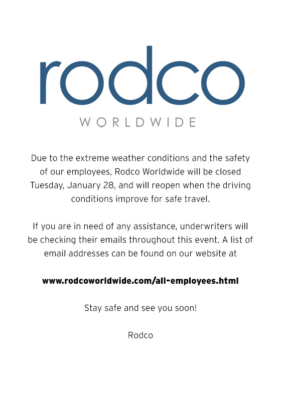 Whats New? | Rodco Worldwide